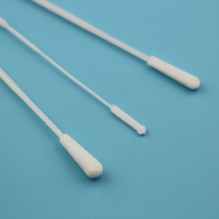 Disposable Mid Turbinate Nasal Flocked Swab - Medico flocked swabs,foam ...