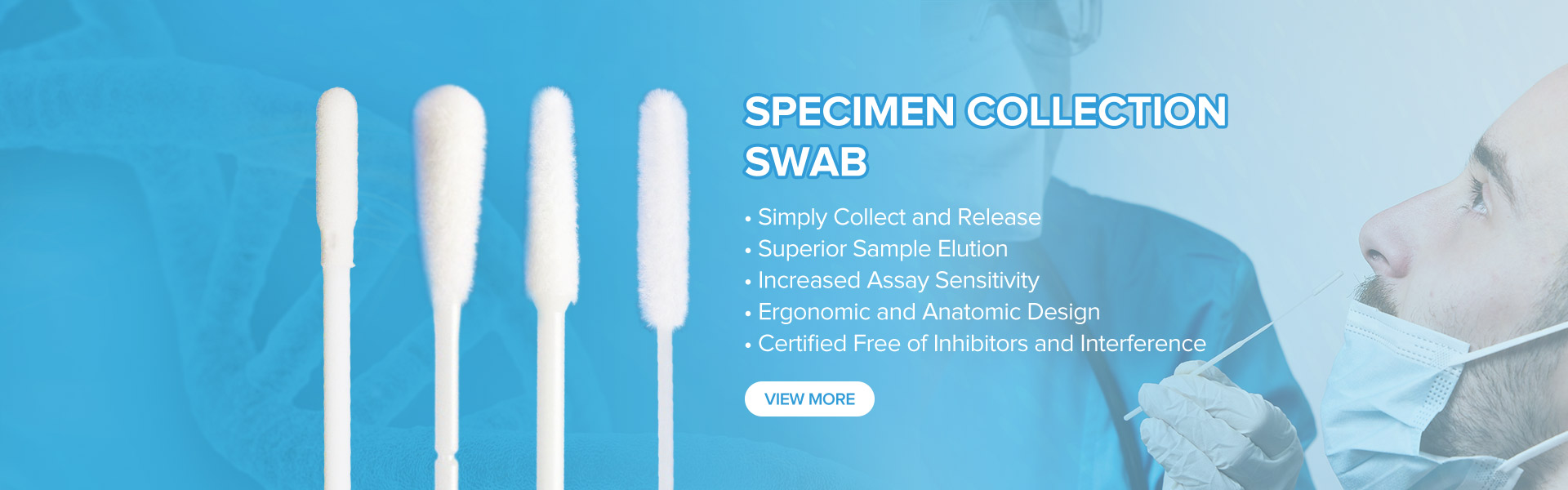 Specimen Collection Swabs, Saliva Collection Kit, VTM Kit, CHG Swab ...