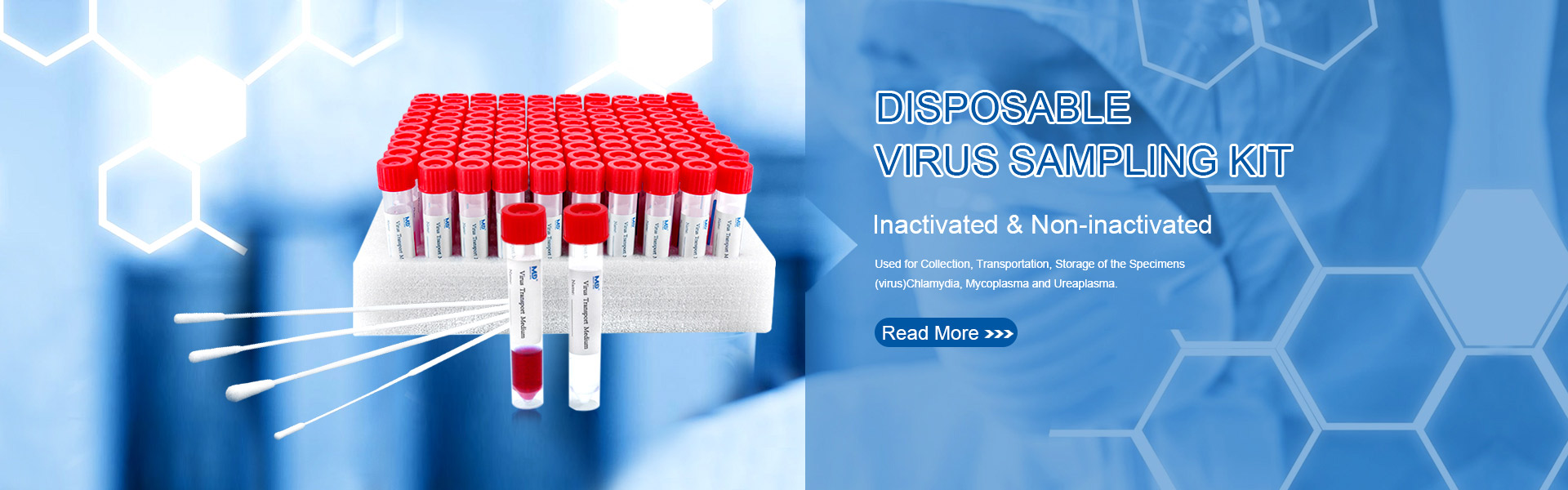 Specimen Collection Swabs, Saliva Collection Kit, VTM Kit, CHG Swab ...